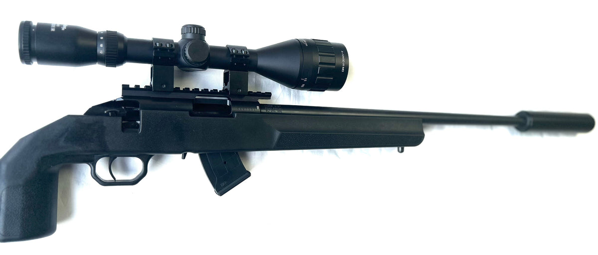 NEW Howa .17 HMR Rifle with SAK Moderator and Nikko Stirling Scope and ...