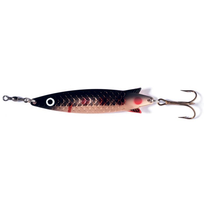 Abu Garcia Black and Copper Red Spots Toby 15g 18g 28g Trout Salmon Se ...
